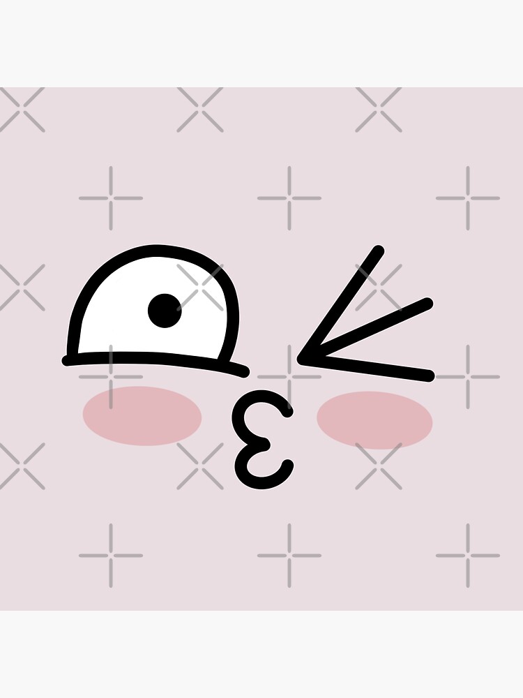 "Apeach Face Tile Background Design Pattern" Sticker for Sale by ...