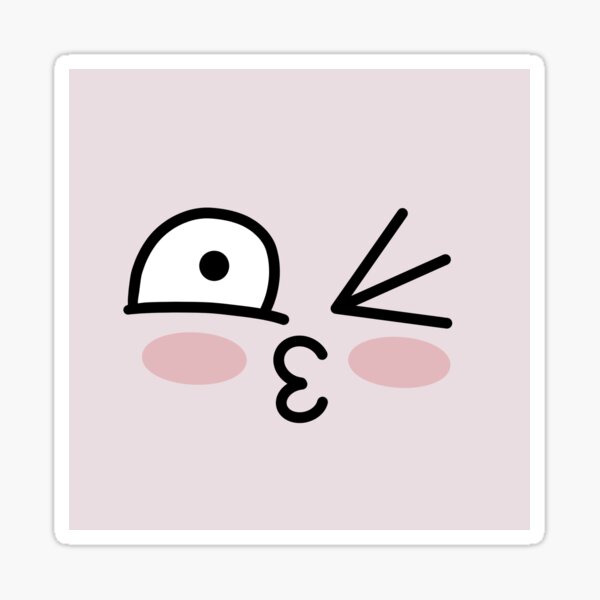 "Apeach Face Tile Background Design Pattern" Sticker for Sale by ...