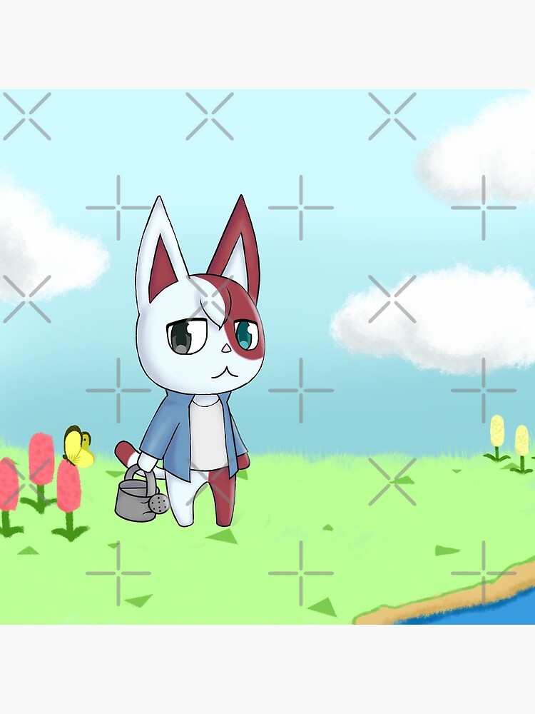 "MHA x ACNH Meowdoroki" Poster by CoralTheCookie | Redbubble