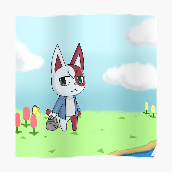 "MHA x ACNH Meowdoroki" Poster by CoralTheCookie | Redbubble