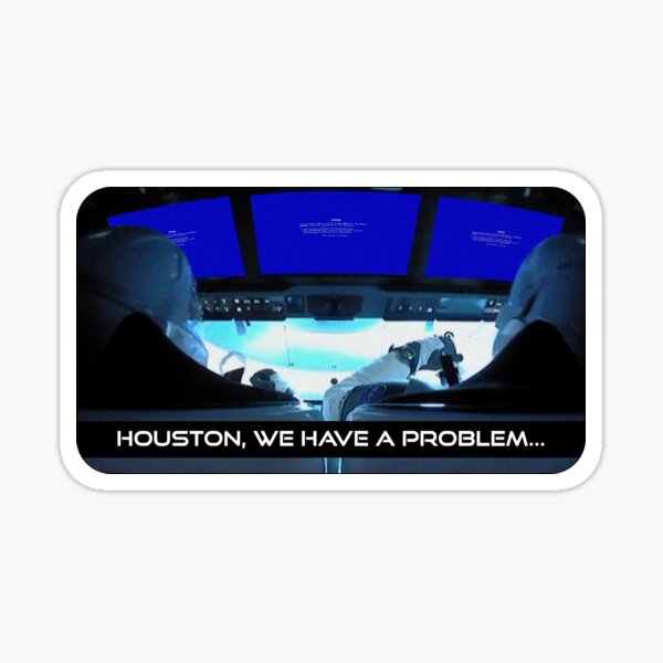 "Houston, We Have a Problem - BSOD Old Style" Sticker for Sale by ...