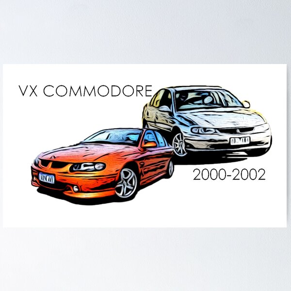 "Holden VX Commodore" Poster for Sale by Andmaj | Redbubble
