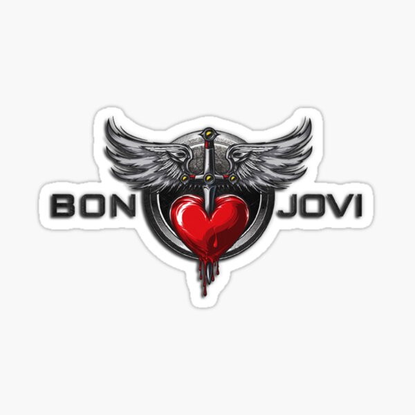 Bon Jovi Love Stickers | Redbubble