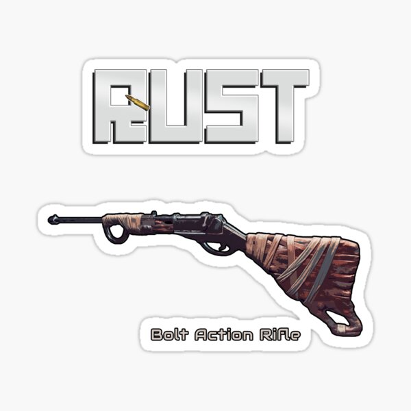 "Rust Bolt Action Rifle Weapon" Sticker for Sale by DigitalPulsion ...