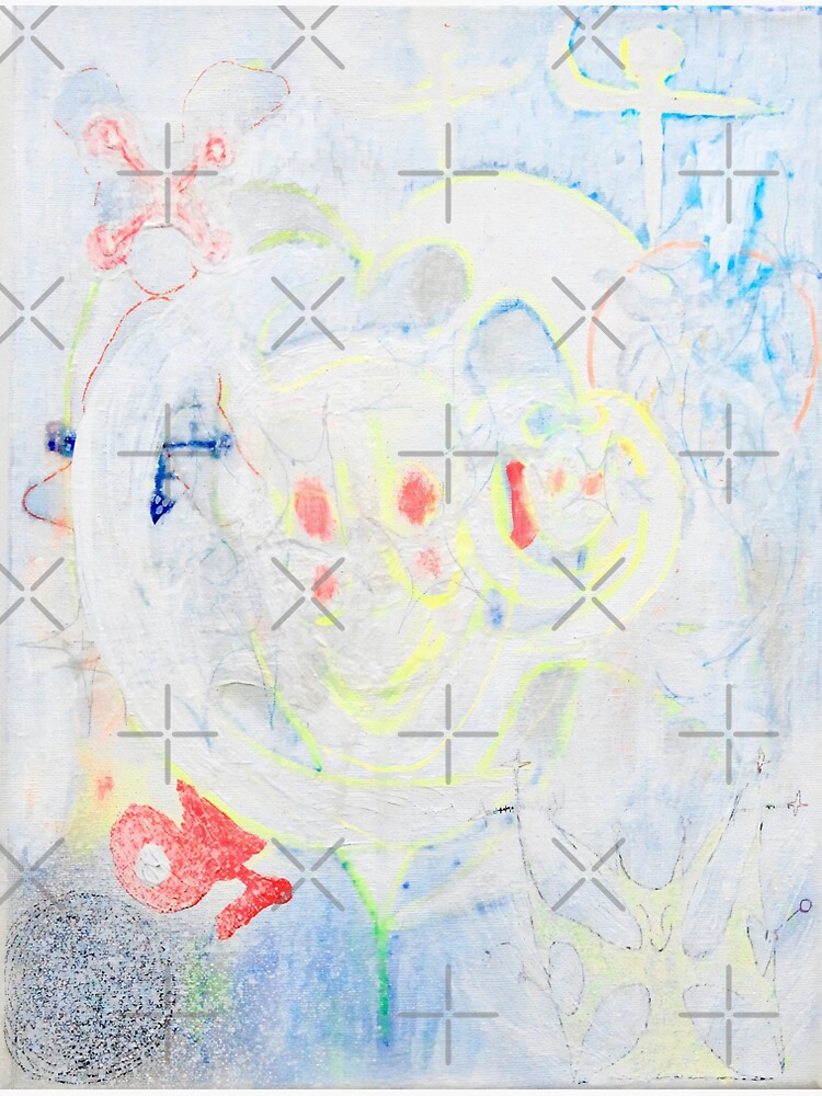 "bladee painting "Rabbit Descending" HD" Sticker by sasoriisland ...