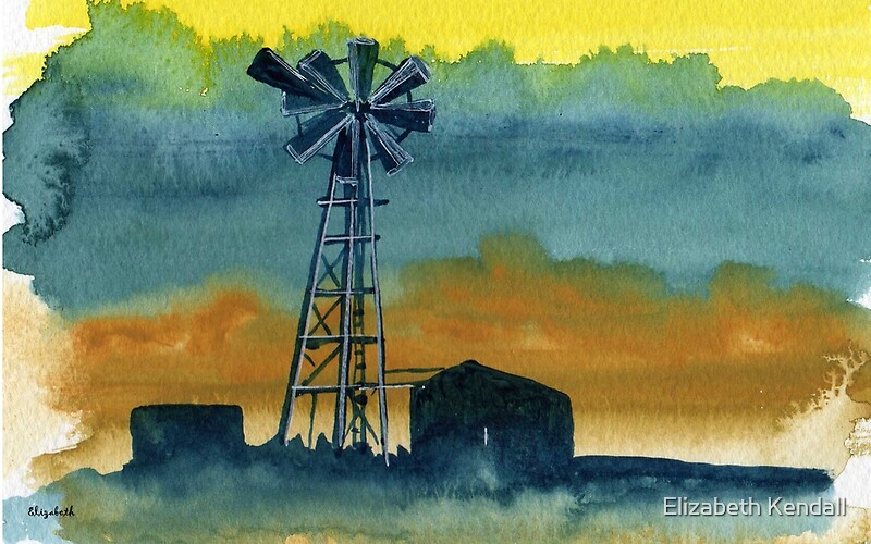 "Windpomp" by Elizabeth Kendall | Redbubble