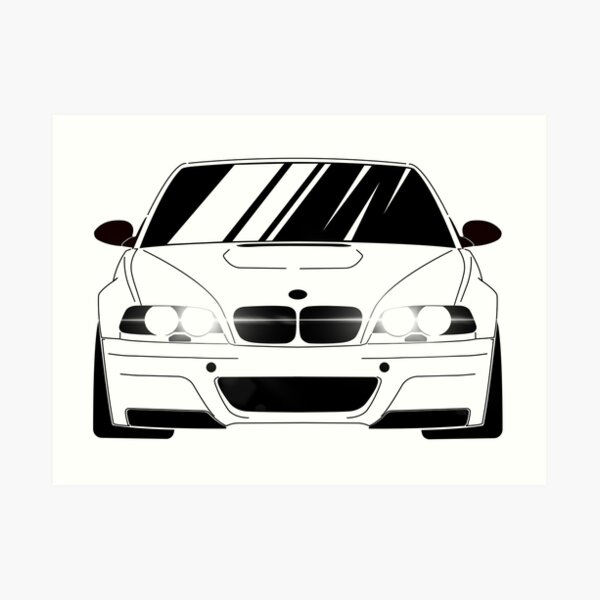 Bmw E46 M3 Wall Art | Redbubble