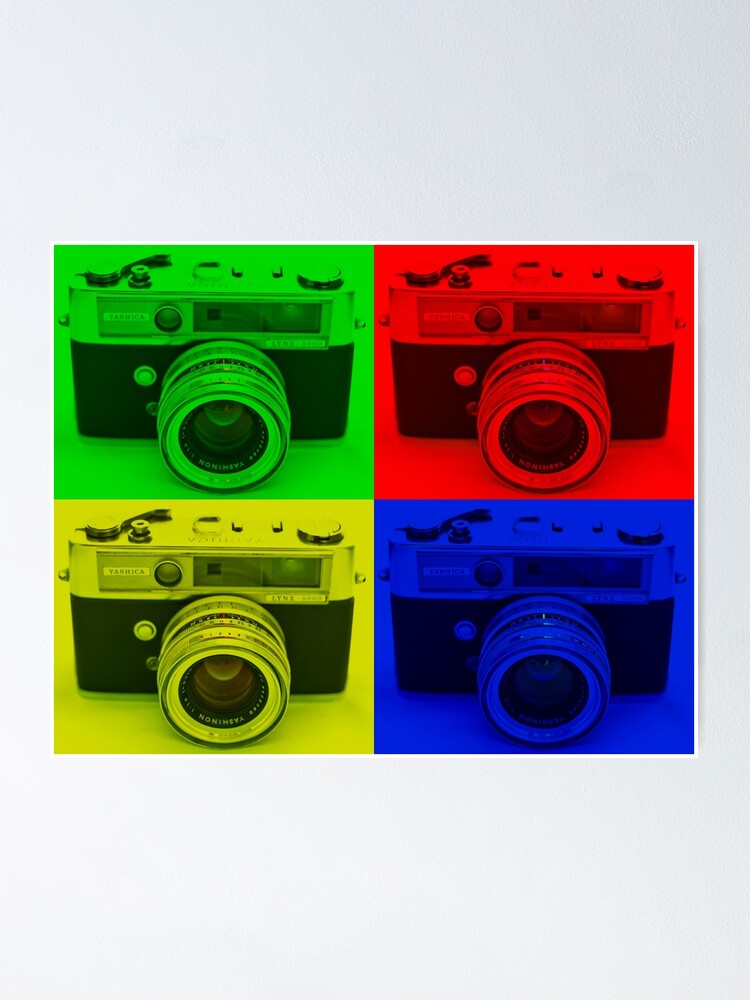 "4 COLORS CAMERA" Poster by benbdprod | Redbubble