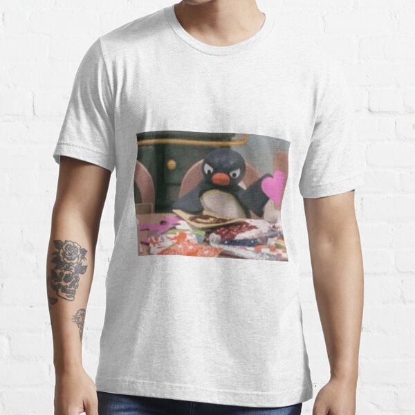 "Pingu the penguin meme" T-shirt for Sale by Haya20 | Redbubble | meme ...