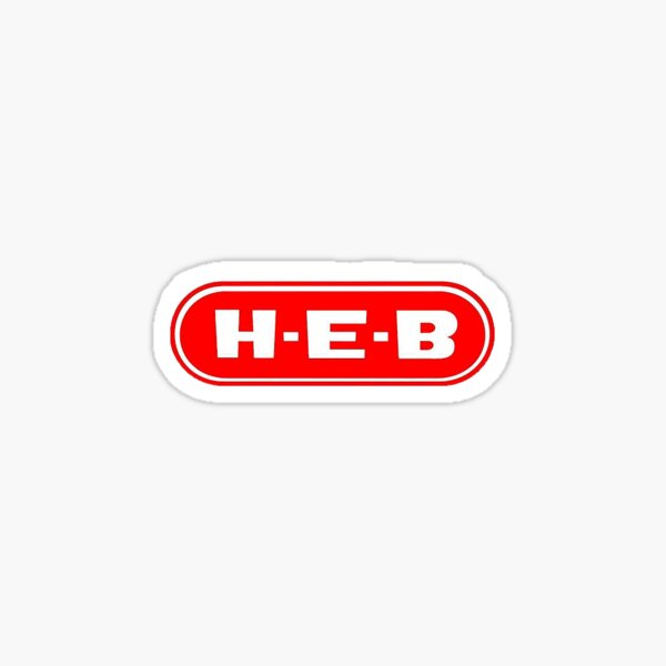 "HEB" Sticker for Sale by ais43 | Redbubble