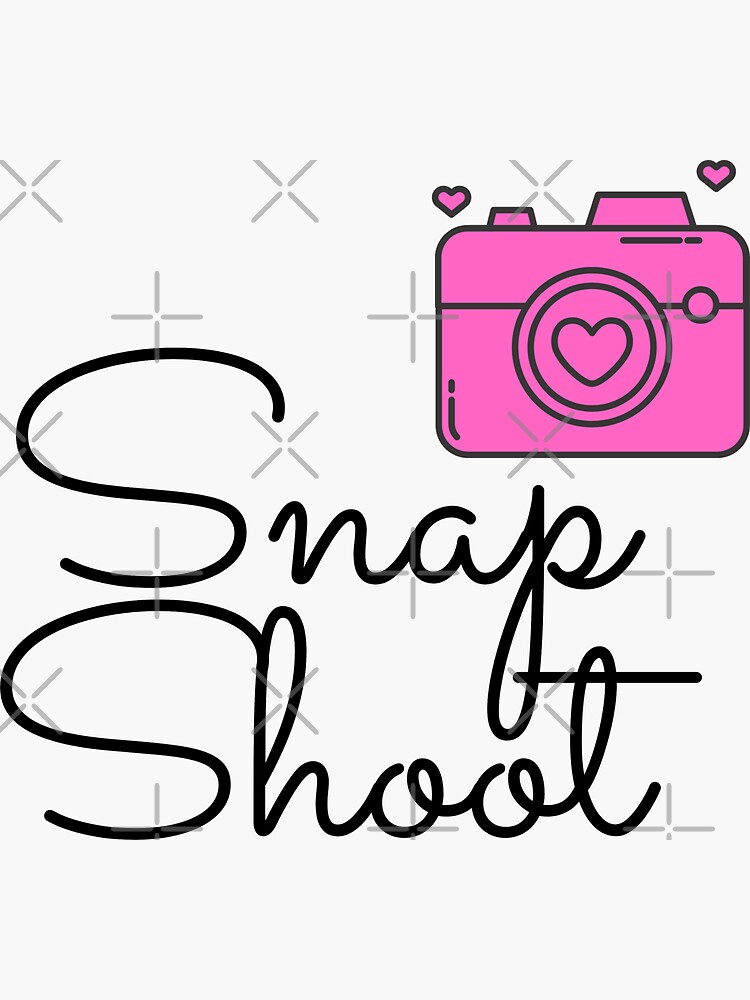 "Snap Shoot" Sticker for Sale by eunicetea | Redbubble