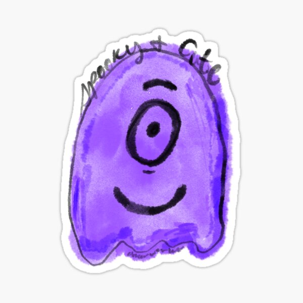 "spooky n cute" Sticker by skardesigns | Redbubble