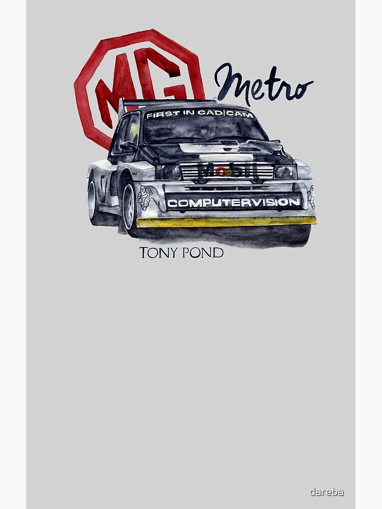 "Rally Group B-MG Metro" Poster for Sale by dareba | Redbubble
