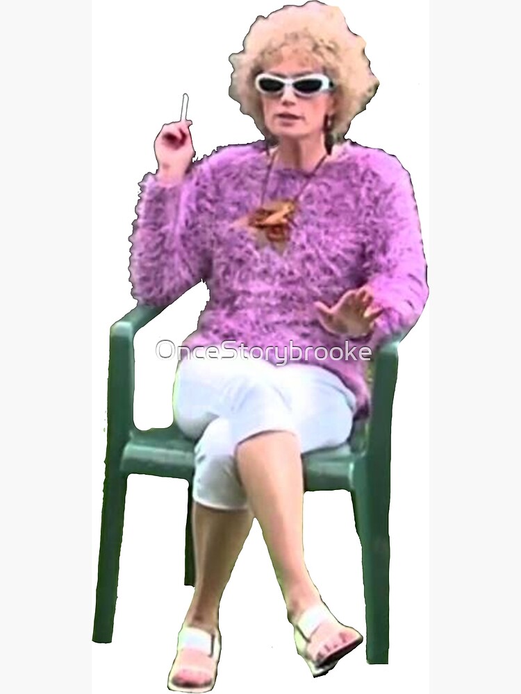 "Kath and Kim: Kath Having a Smoke" Photographic Print by ...