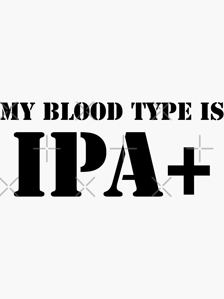 "IPA" Sticker by krithe | Redbubble