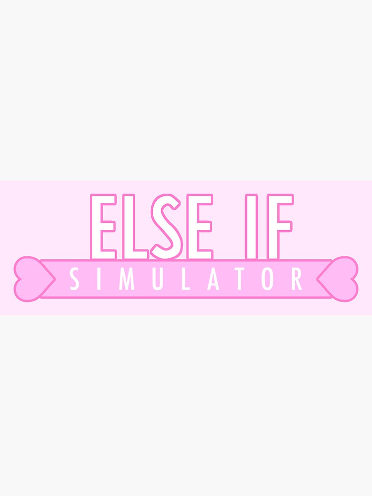 "Else If Simulator (Yandere Simulator)" Sticker for Sale by VonHafe ...