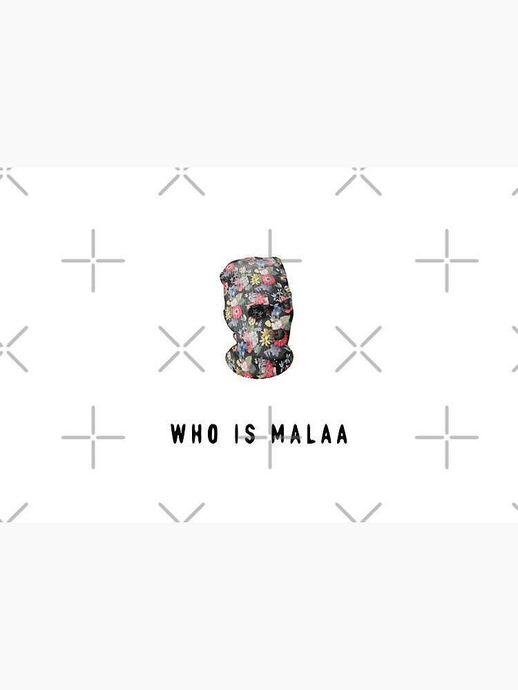 "Malaa flowers - Who is malaa" Mask by StreetGang | Redbubble