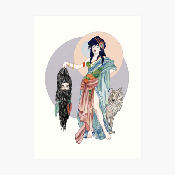 "Hecate & Clytius" Art Print by redqueenself | Redbubble
