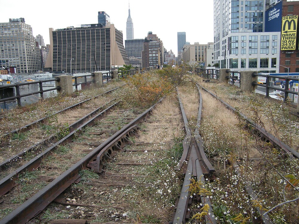 "High Line, Abandoned Railyards Section, New York" by lenspiro | Redbubble