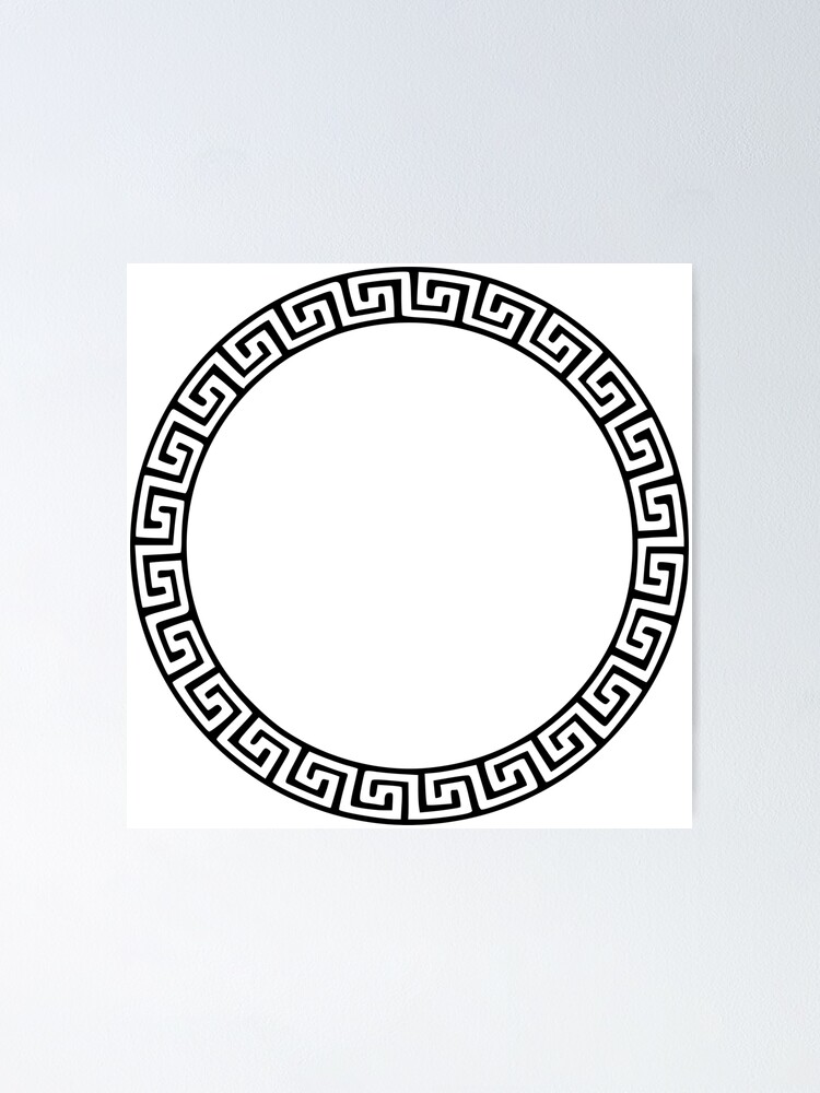 "Greek circle" Poster for Sale by nebojsar | Redbubble