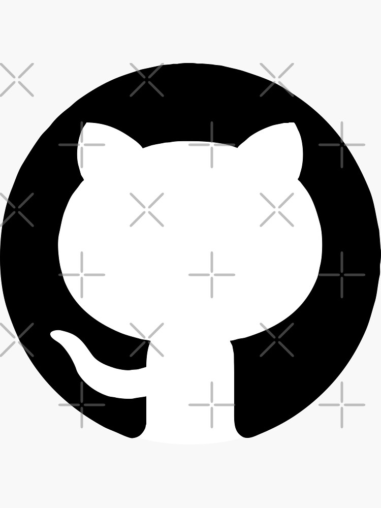 "Github Sticker" Sticker for Sale by chicstyles | Redbubble