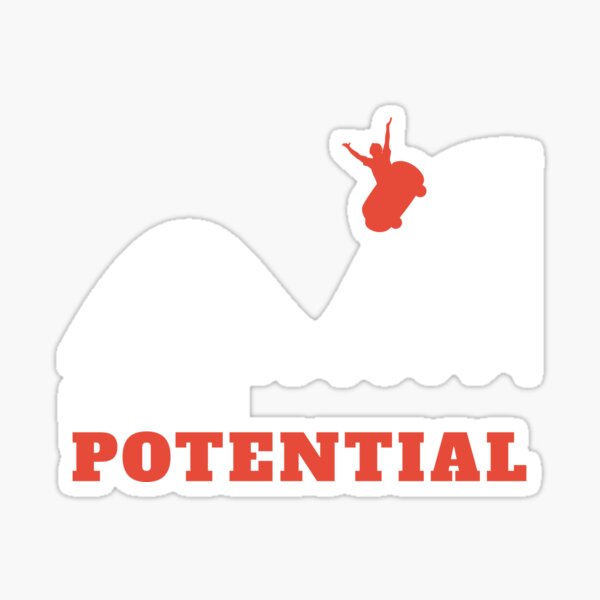 "Science Teacher Gift Design I Have Potential Funny print" Sticker by ...