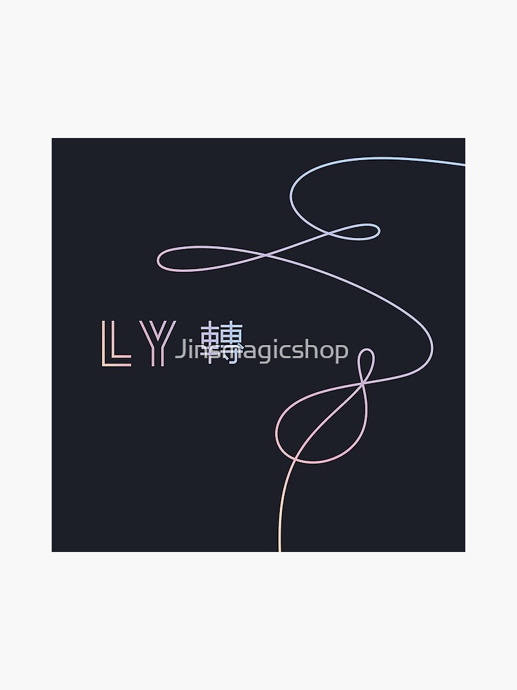 "BTS LY Tear" Sticker by Jinsmagicshop | Redbubble