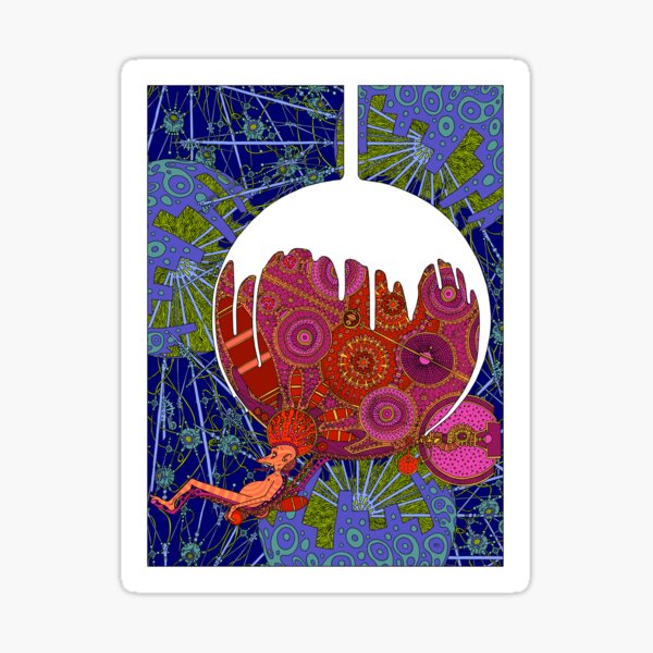 "Negative Space" Sticker for Sale by bensmall | Redbubble