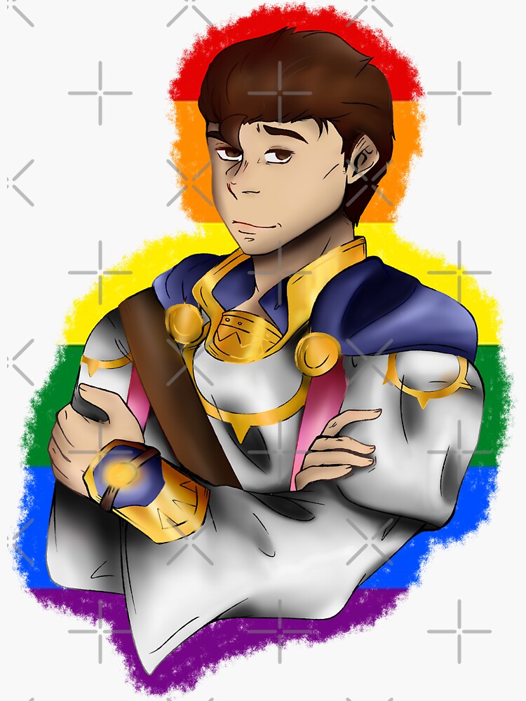 "Tomik GAY - Noah Black" Sticker for Sale by inkusalters | Redbubble