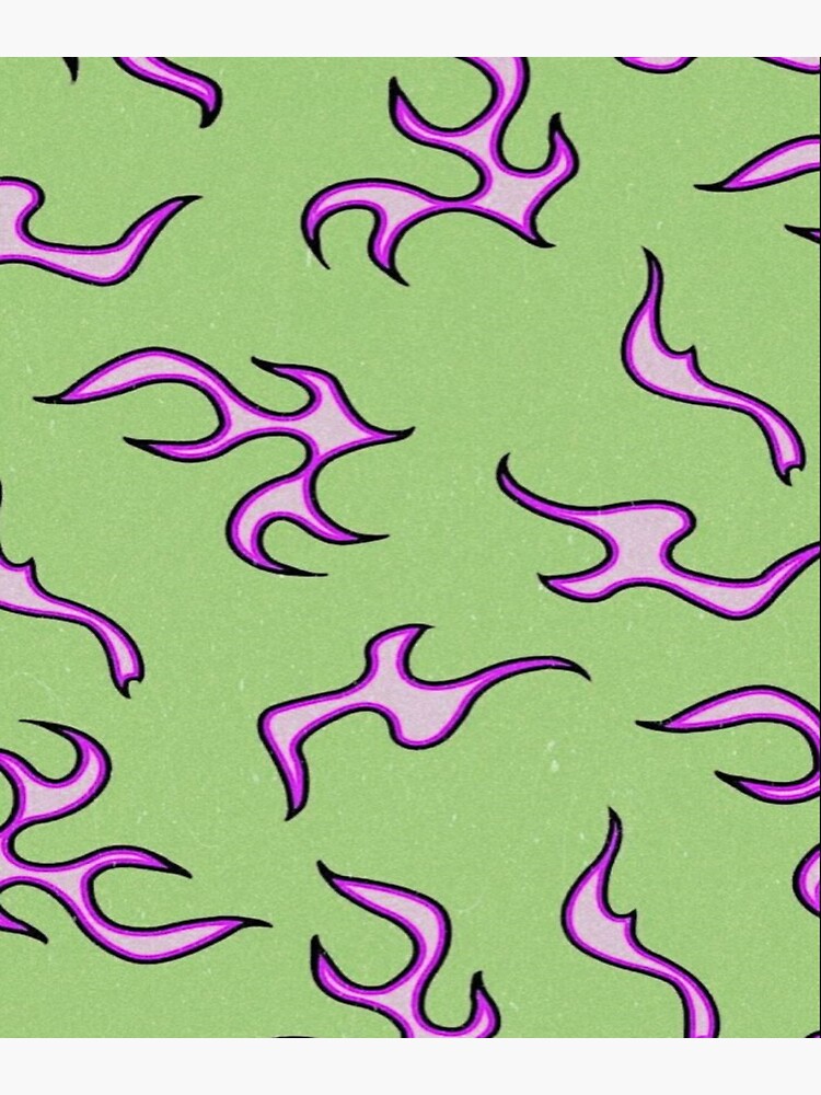"green flames" Sticker for Sale by guus0 | Redbubble