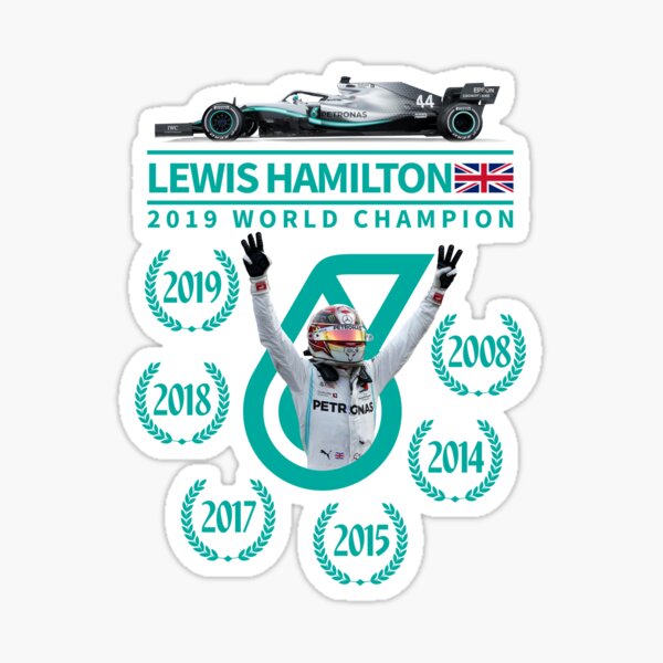 Lewis Hamilton Stickers | Redbubble