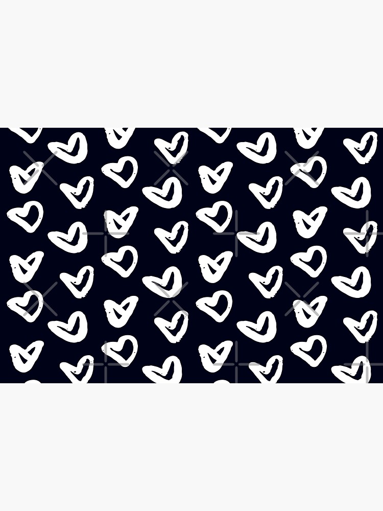 "White Love Hearts " Sticker by madtoyman | Redbubble