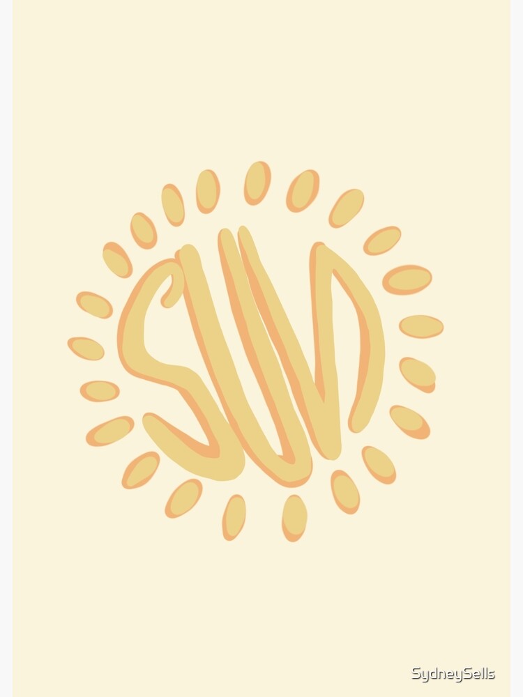"Sun Word Art" Poster for Sale by SydneySells | Redbubble