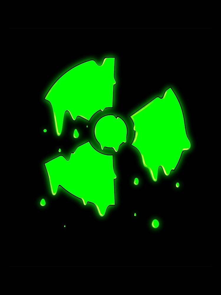 "Dripping toxic waste symbol" T-shirt for Sale by wildice-116 ...