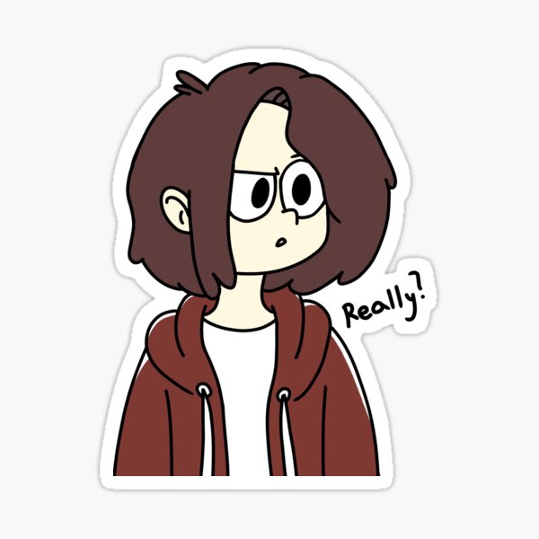 "Really?" Sticker by storythyme | Redbubble