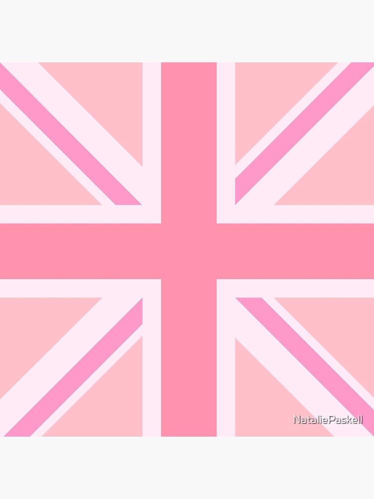 "Pink Union Jack/Flag Design" Pillow for Sale by NataliePaskell | Redbubble
