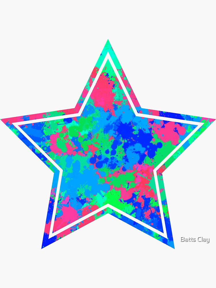 "Poly Pride Flag Star" Sticker for Sale by clai-3 | Redbubble