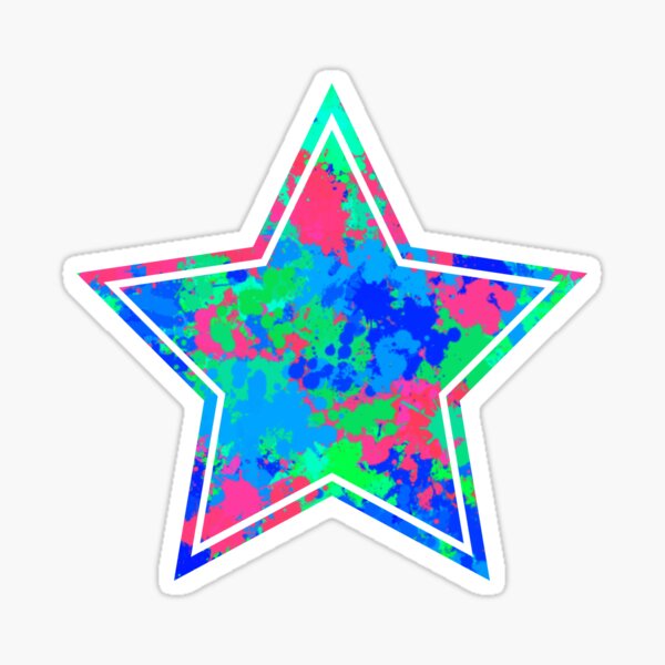 "Poly Pride Flag Star" Sticker for Sale by clai-3 | Redbubble
