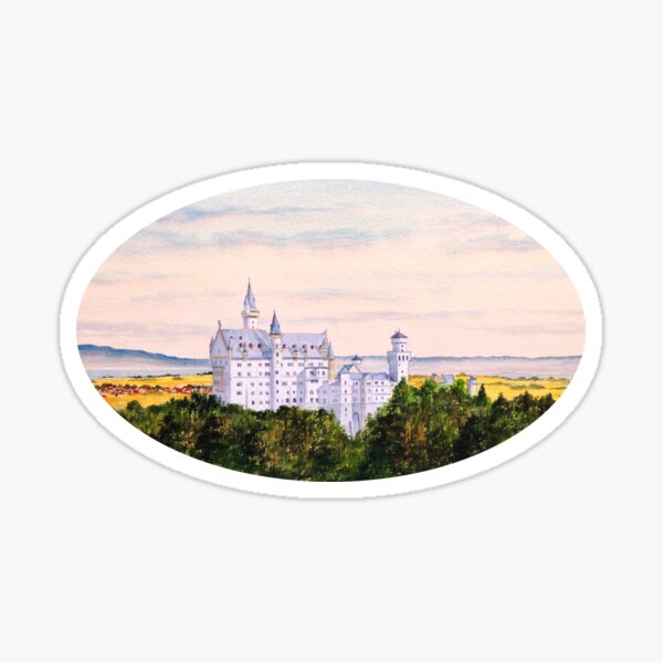 Neuschwanstein Castle Stickers | Redbubble