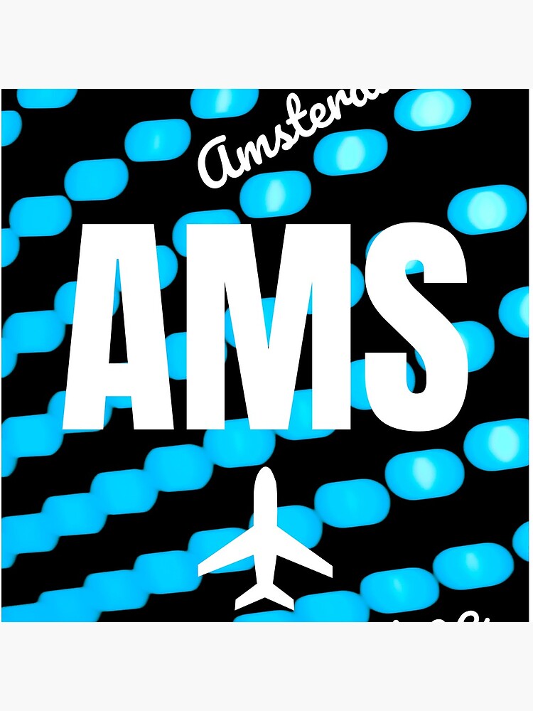 "Amsterdam Disco AMS sticker " Coasters (Set of 4) for Sale by ...