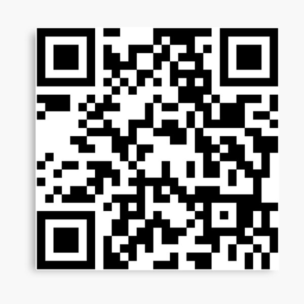 "Canadian National Anthem QR Code" Canvas Print for Sale by manu142 ...