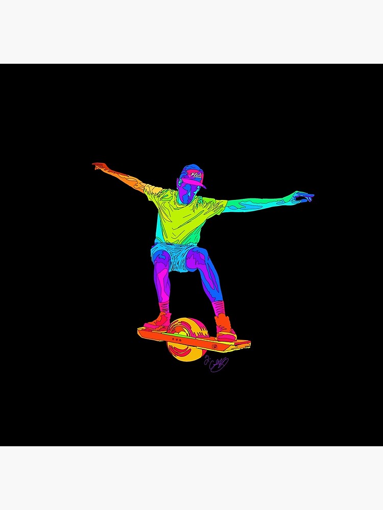 "Rainbow Jeff" Poster for Sale by wheelofnerd | Redbubble