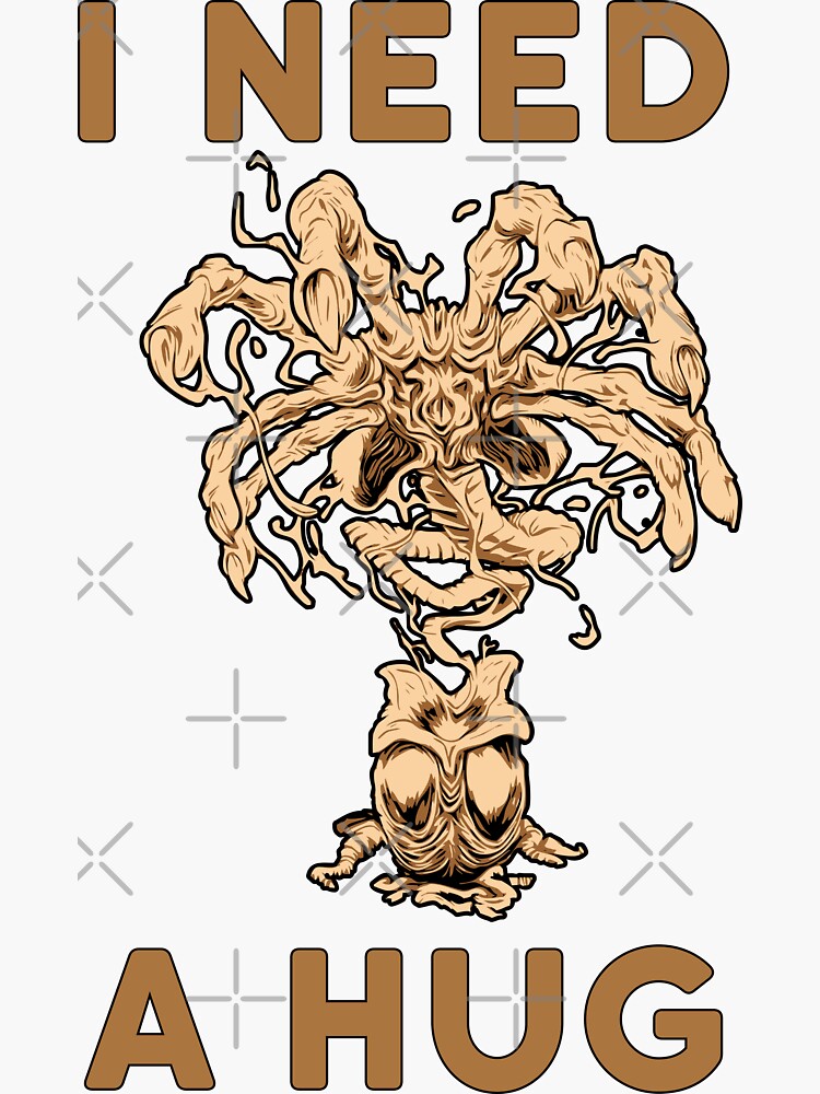 "facehugger free hug xenomorph" Sticker by Artstock | Redbubble