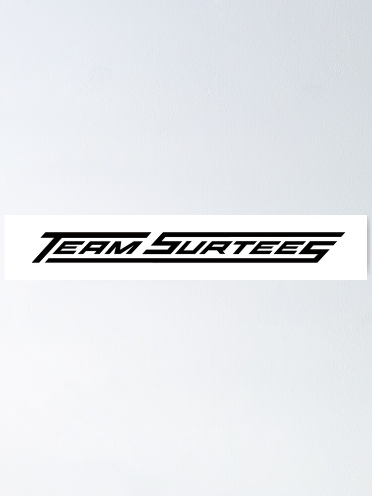 "Surtees Formula One Team 1970-78 F1 logo - black" Poster for Sale by ...