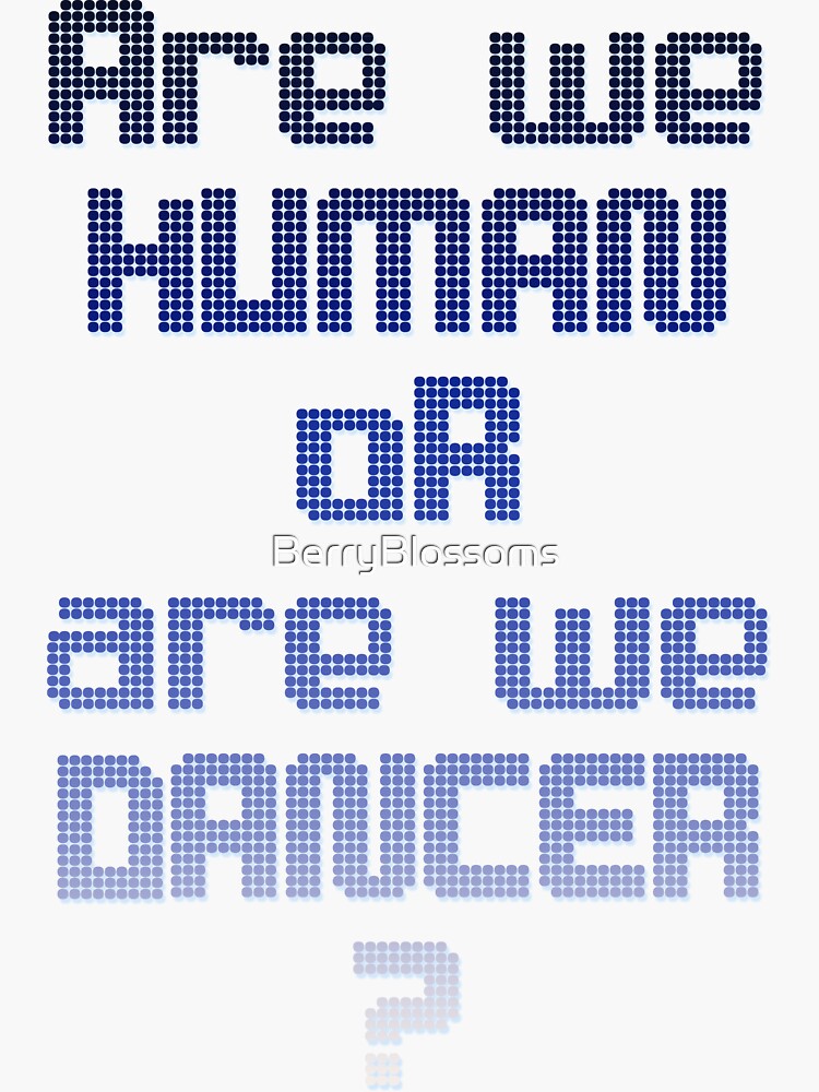 "hum" Sticker for Sale by BerryBlossoms | Redbubble