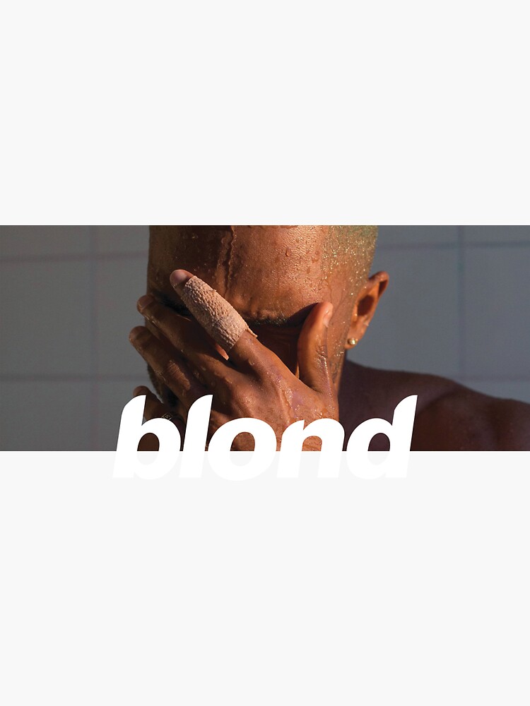 "Frank Ocean Blond" Sticker by somewherenorth | Redbubble