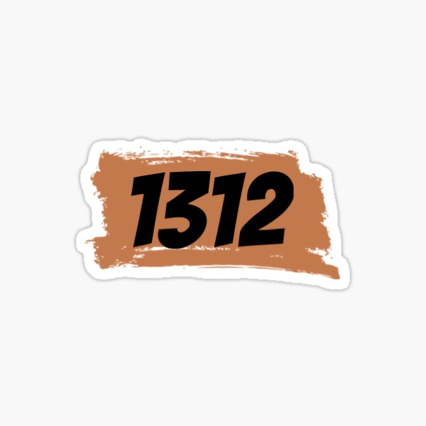 "1312" Sticker for Sale by BLMfund | Redbubble