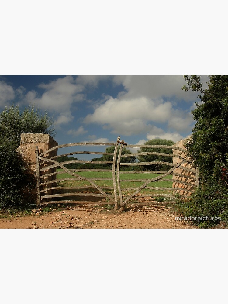 "Traditional Menorcan gate" Poster for Sale by miradorpictures | Redbubble