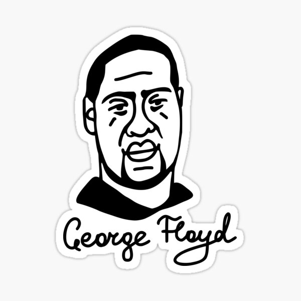 "George Floyd Avatar" Sticker for Sale by okpinsArtDesign | Redbubble