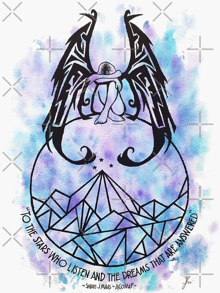 "ACoTaR Quote (SJM Art Collection)" Sticker for Sale by TG-ART- | Redbubble